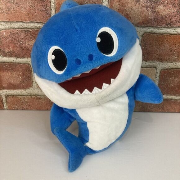 Pinkfong | Toys | Pinkfong Baby Shark Singing Plush Hand Puppet Blue ...